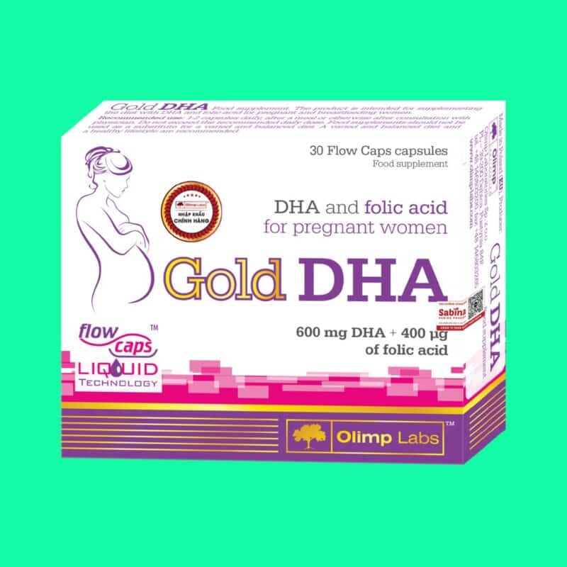 Gold DHA Olimp Labs bổ sung DHA và Folate cho mẹ bầu - Dược sĩ Lưu Văn ...