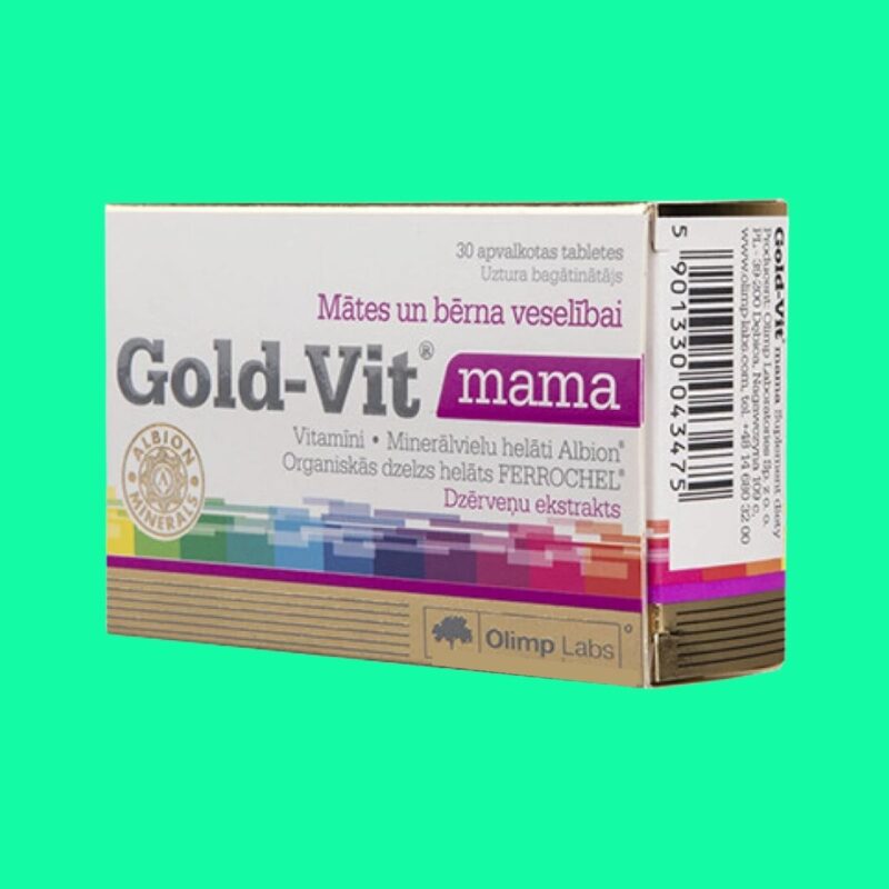 Gold-Vit Mama bổ sung vitamin và khoáng chất cho mẹ - Dược sĩ Lưu Văn Hoàng