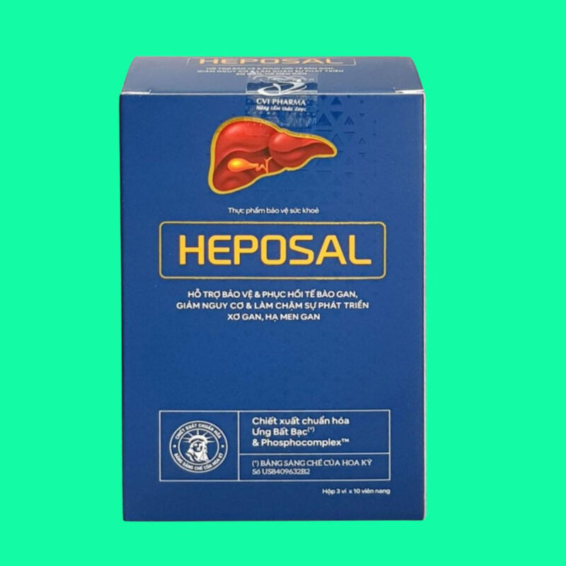 Thuốc bổ gan Heposal giúp tăng cường chức năng gan - Dược sĩ Lưu Văn Hoàng