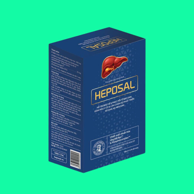 Thuốc bổ gan Heposal giúp tăng cường chức năng gan - Dược sĩ Lưu Văn Hoàng