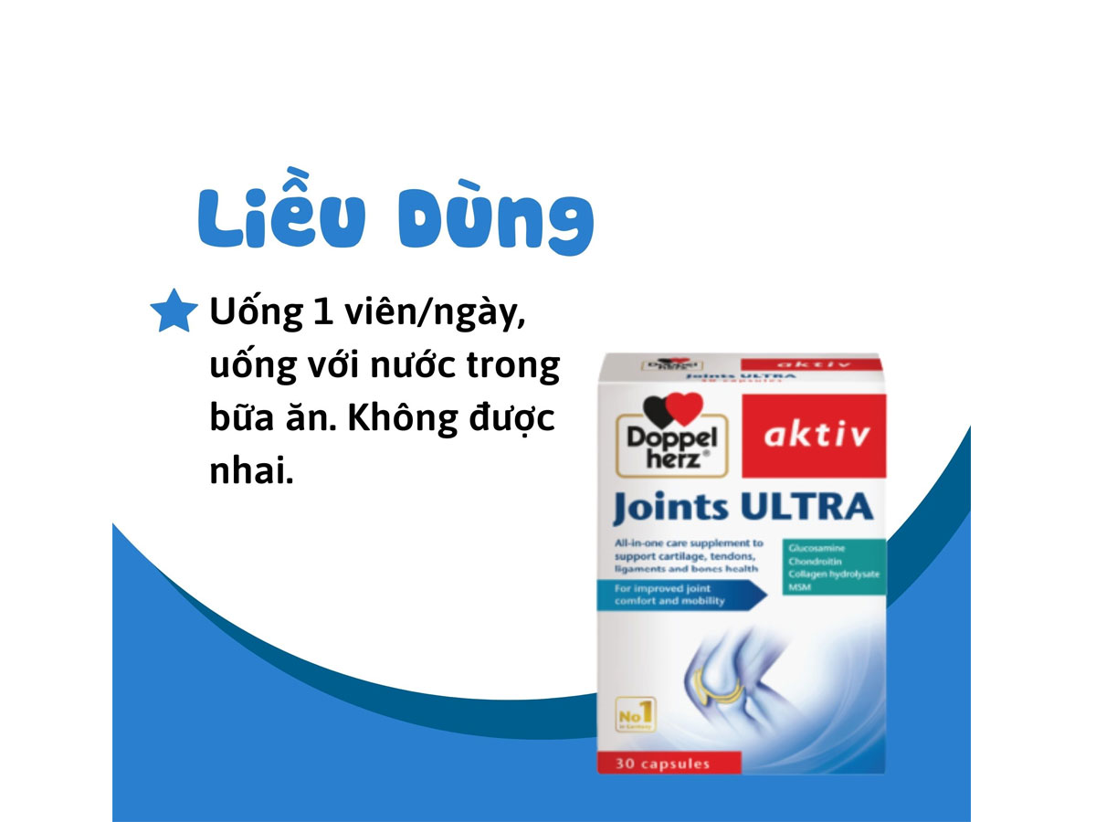 Joints Ultra Doppelherz Aktiv: Viên uống bổ sung dưỡng chất cần thiết ...