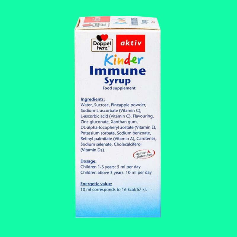 Kinder Immune Syrup 150ml hỗ trợ duy trì và phục hồi sức khoẻ cho trẻ ...