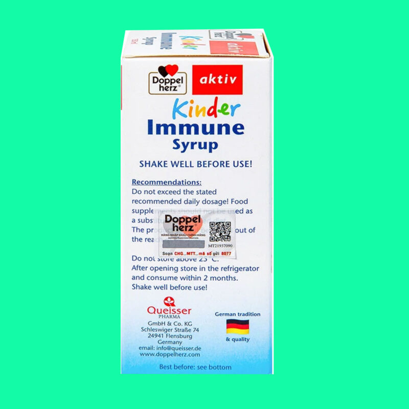 Kinder Immune Syrup 150ml hỗ trợ duy trì và phục hồi sức khoẻ cho trẻ ...