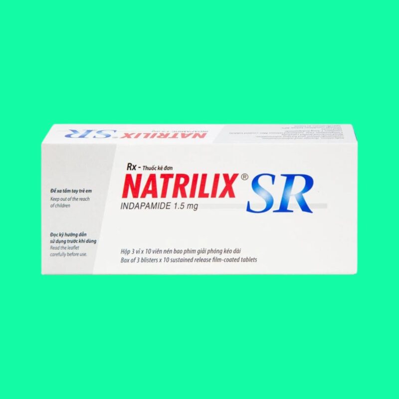 Thuốc Natrilix SR 1,5mg điều trị tăng huyết áp nguyên phát - Dược sĩ ...