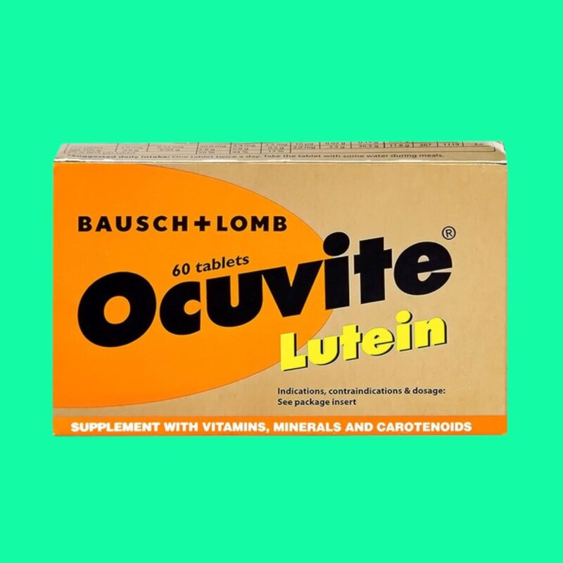 Ocuvite Lutein là thuốc gì, ngày uống mấy viên? - Dược sĩ Lưu Văn Hoàng