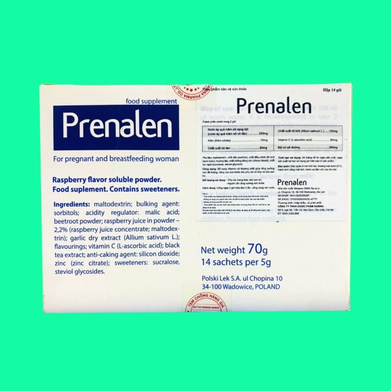 Prenalen bổ sung dinh dưỡng cho mẹ và bé - Dược sĩ Lưu Văn Hoàng