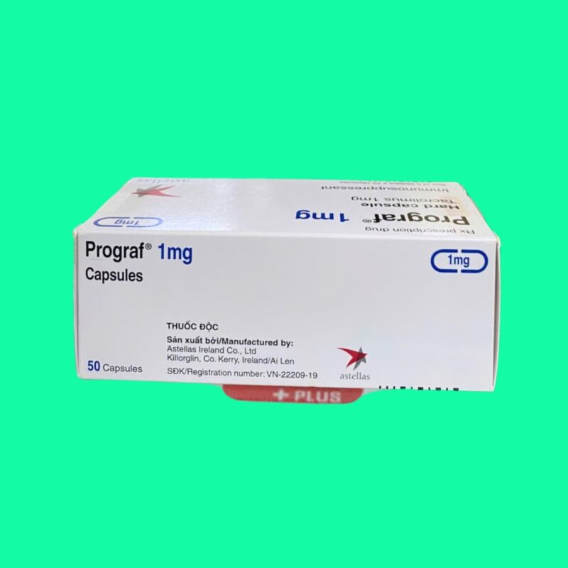 Thuốc Prograf 1mg giúp phòng ngừa đào thải khi ghép gan, thận