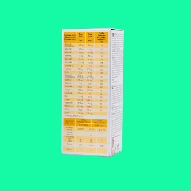 SuperVit baby: Bổ sung vitamin và khoáng chất thiết yếu cho trẻ nhỏ ...