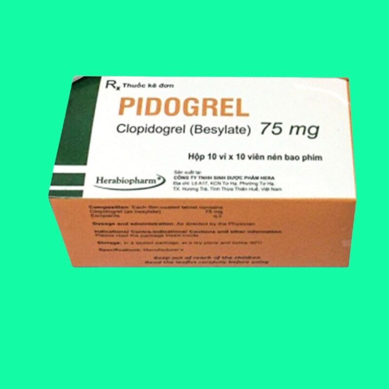 Thuốc Pidogrel 75mg dự phòng khuyết khối - Dược sĩ Lưu Văn Hoàng