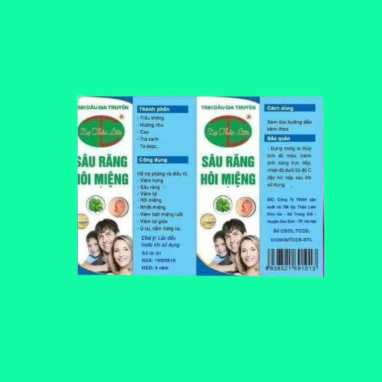 Tinh dầu răng miệng Dạ Thảo Liên - Giải pháp ngừa sâu răng, hôi miệng ...