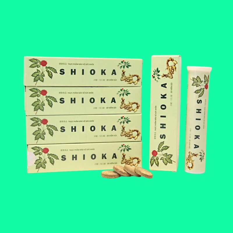 Viên sủi Shioka hỗ trợ điều trị u xơ tử cung, u tuyến tiền liệt - Dược ...