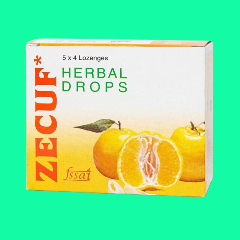 Viên ngậm Zecuf Herbal Drops Orange giảm ho, ấm họng nhuận phế - Dược ...