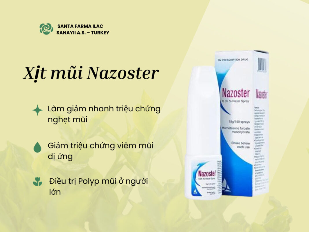 6 thuốc xịt mũi xoang cho người lớn được ưa chuộng nhất hiện nay