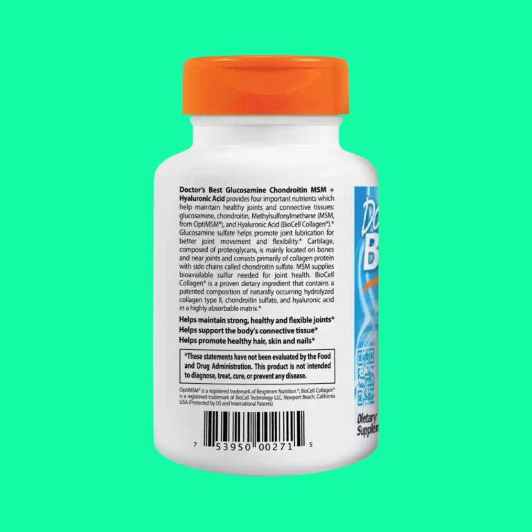 Doctor's Best Glucosamine Chondroitin MSM tăng độ linh hoạt cho khớp ...