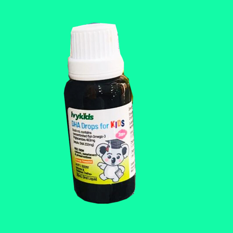 IvyKids DHA Drops For Kids bổ sung DHA và EPA cho trẻ nhỏ - Dược sĩ Lưu ...