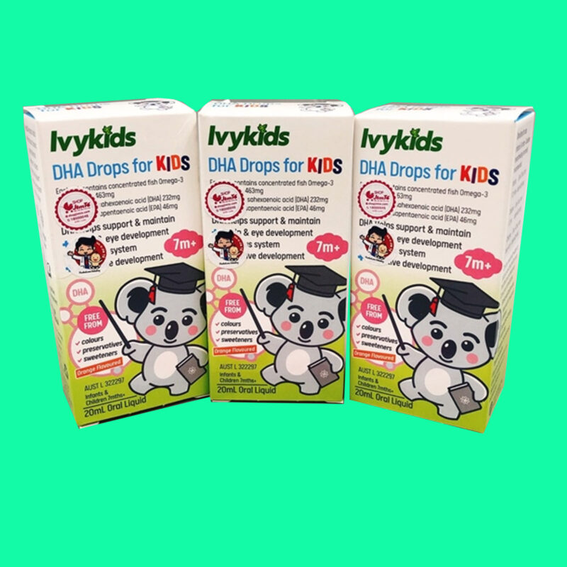 IvyKids DHA Drops For Kids bổ sung DHA và EPA cho trẻ nhỏ - Dược sĩ Lưu ...