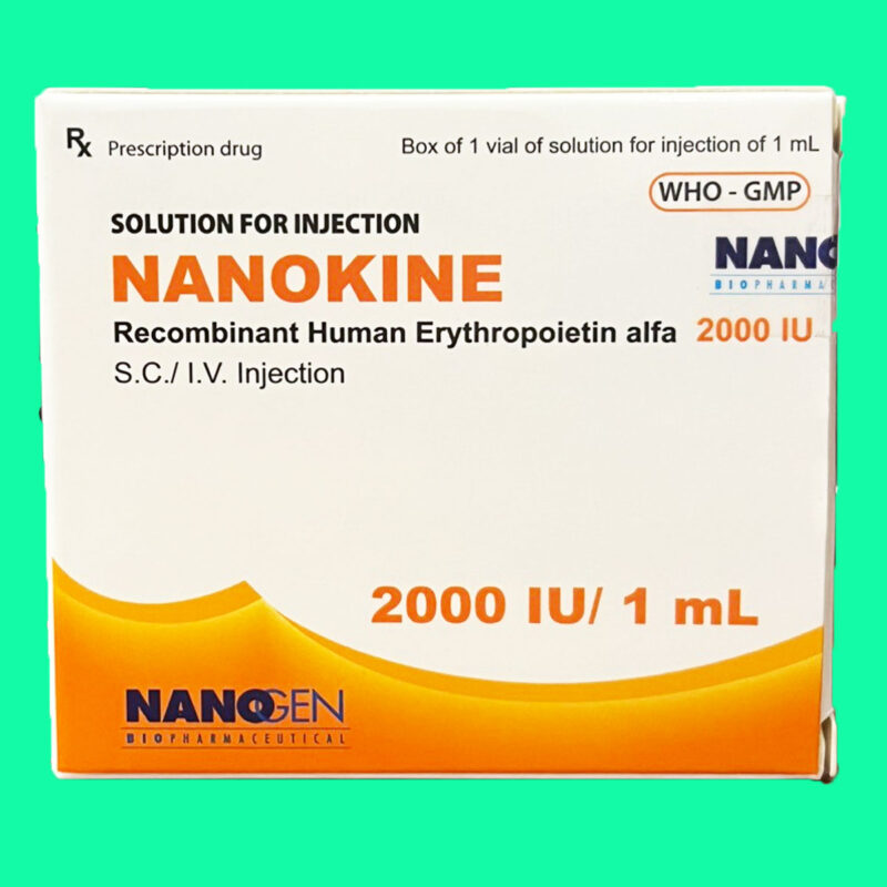 Thuốc Nanokine 2000 IU/1ml điều trị thiếu máu - Dược sĩ Lưu Văn Hoàng