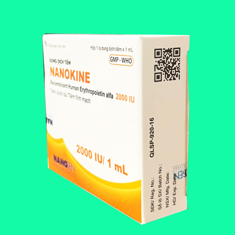 Thuốc Nanokine 2000 IU/1ml điều trị thiếu máu - Dược sĩ Lưu Văn Hoàng