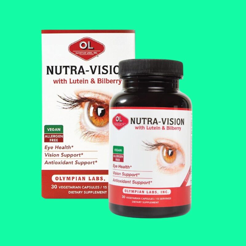 Nutra-Vision thuốc bổ mắt cận thị của Mỹ - Dược sĩ Lưu Văn Hoàng