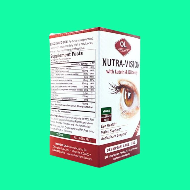 Nutra-Vision thuốc bổ mắt cận thị của Mỹ - Dược sĩ Lưu Văn Hoàng