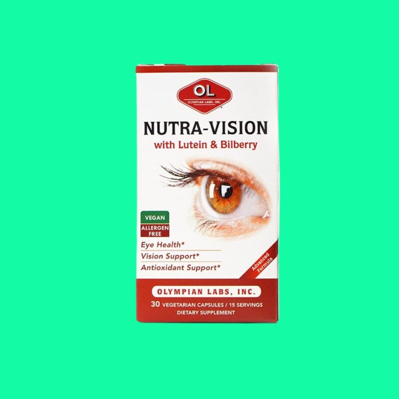 Nutra-Vision thuốc bổ mắt cận thị của Mỹ - Dược sĩ Lưu Văn Hoàng