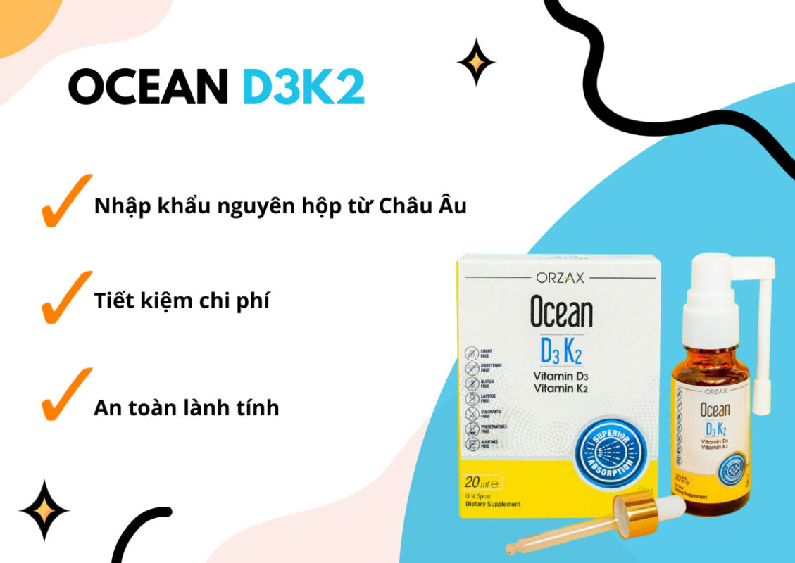 5 loại vitamin D3 K2 dạng xịt cho trẻ sơ sinh tốt nhất được nhiều mẹ ...