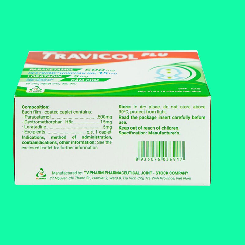 Travicol flu: Giúp loại bỏ các triệu chứng cảm cúm gây ra - Dược sĩ Lưu ...