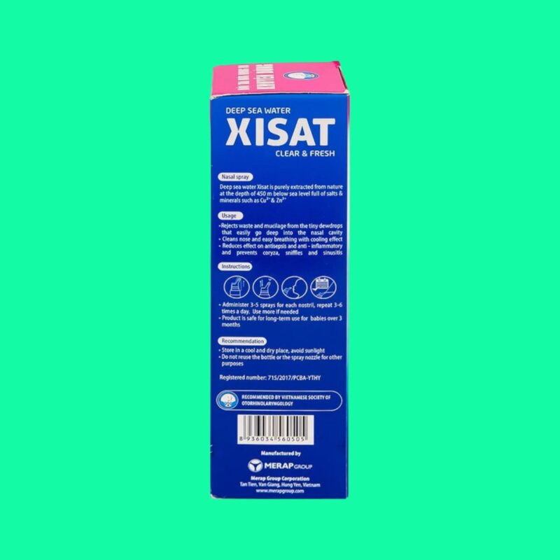 Xisat Trẻ Em xịt mũi an toàn cho trẻ - Dược sĩ Lưu Văn Hoàng