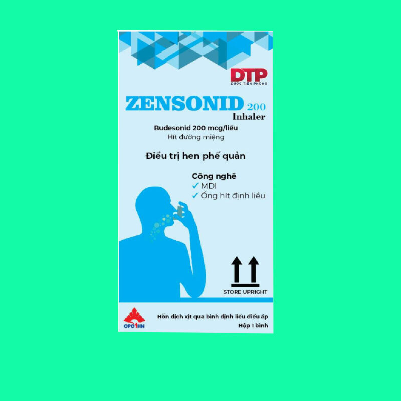 Zensonid 200 inhaler: Thuốc điều trị bệnh hen phế quản - Dược sĩ Lưu ...