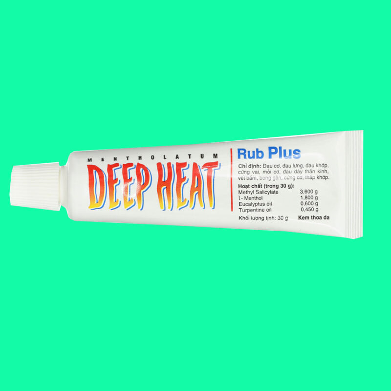 Thuốc Deep Heat Rub Plus 30g điều trị đau do thấp khớp, viêm khớp ...