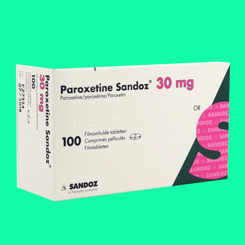 Thuốc Paroxetine Sandoz 30mg: Điều trị trầm cảm và rối loạn ám ảnh ...