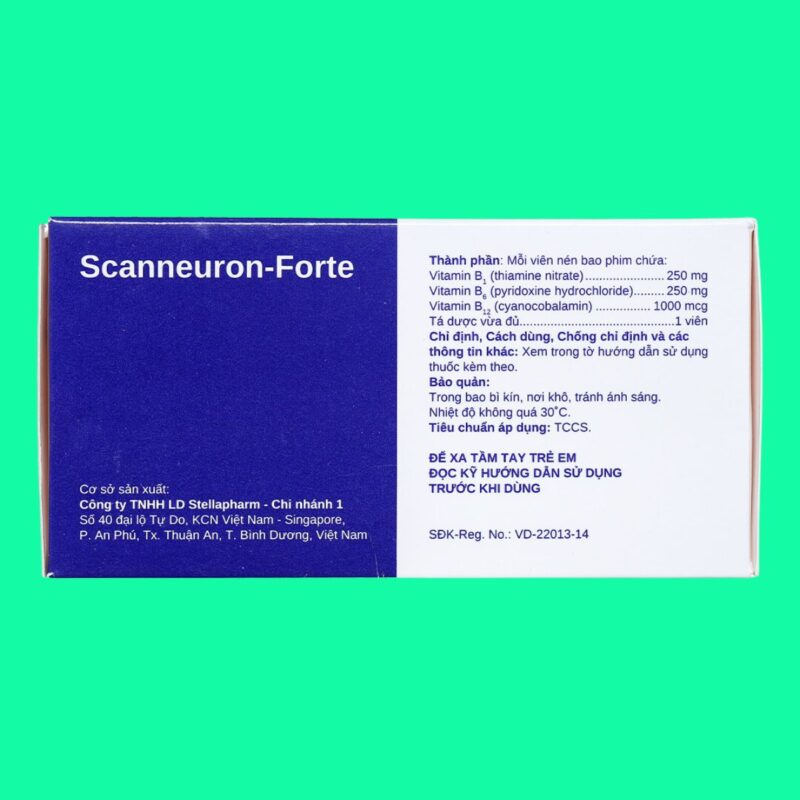 Thuốc Scanneuron-Forte điều trị các rối loạn thần kinh - Dược sĩ Lưu ...