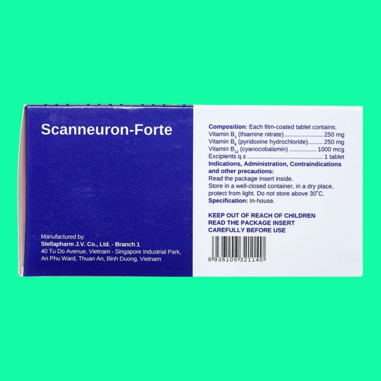 Thuốc Scanneuron-Forte điều trị các rối loạn thần kinh - Dược sĩ Lưu ...