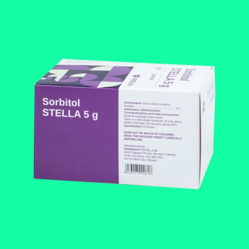 Thuốc Sorbitol Stella 5g nhuận tràng, giảm táo - Dược sĩ Lưu Văn Hoàng