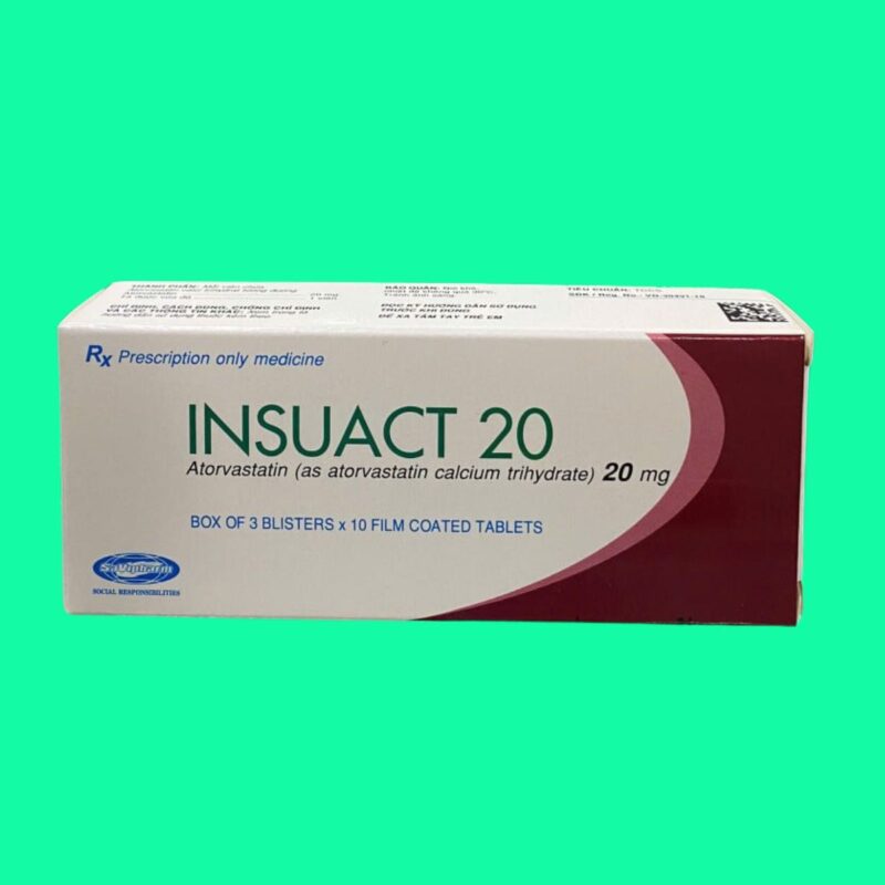 Thuốc Insuact 20 là thuốc gì, giá bao nhiêu? - Dược sĩ Lưu Văn Hoàng