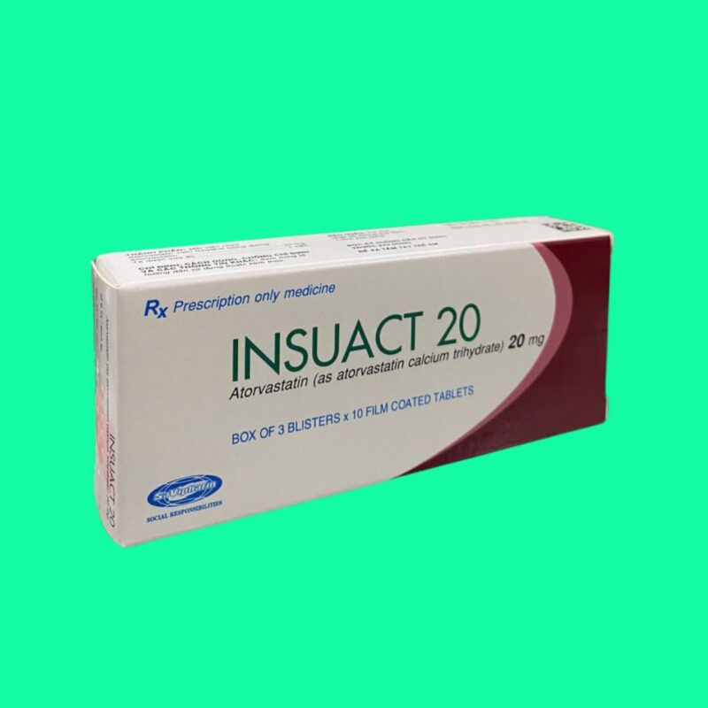 Thuốc Insuact 20 là thuốc gì, giá bao nhiêu? - Dược sĩ Lưu Văn Hoàng