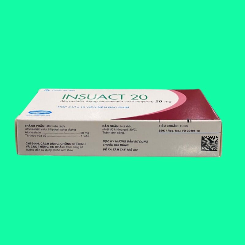 Thuốc Insuact 20 là thuốc gì, giá bao nhiêu? - Dược sĩ Lưu Văn Hoàng
