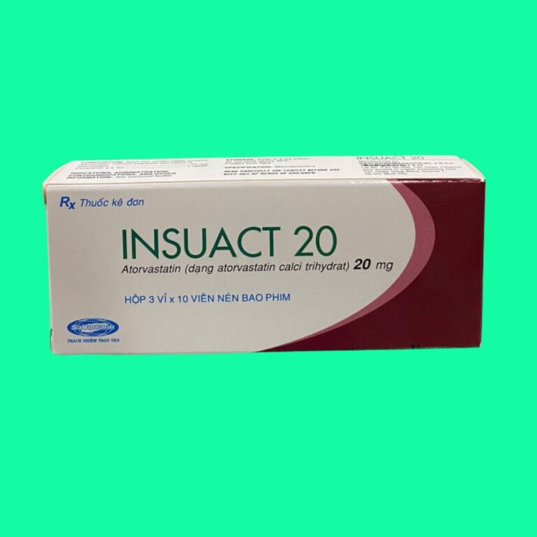 Thuốc Insuact 20 là thuốc gì, giá bao nhiêu? - Dược sĩ Lưu Văn Hoàng