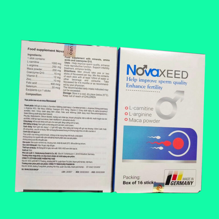 Thuốc Novaxeed: Hỗ trợ cải thiện chức năng sinh sản của nam giới - Dược ...