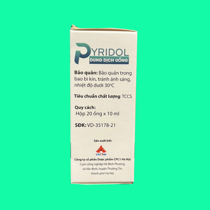 Pyridol là thuốc gì? Giá bao nhiêu? - Dược sĩ Lưu Văn Hoàng