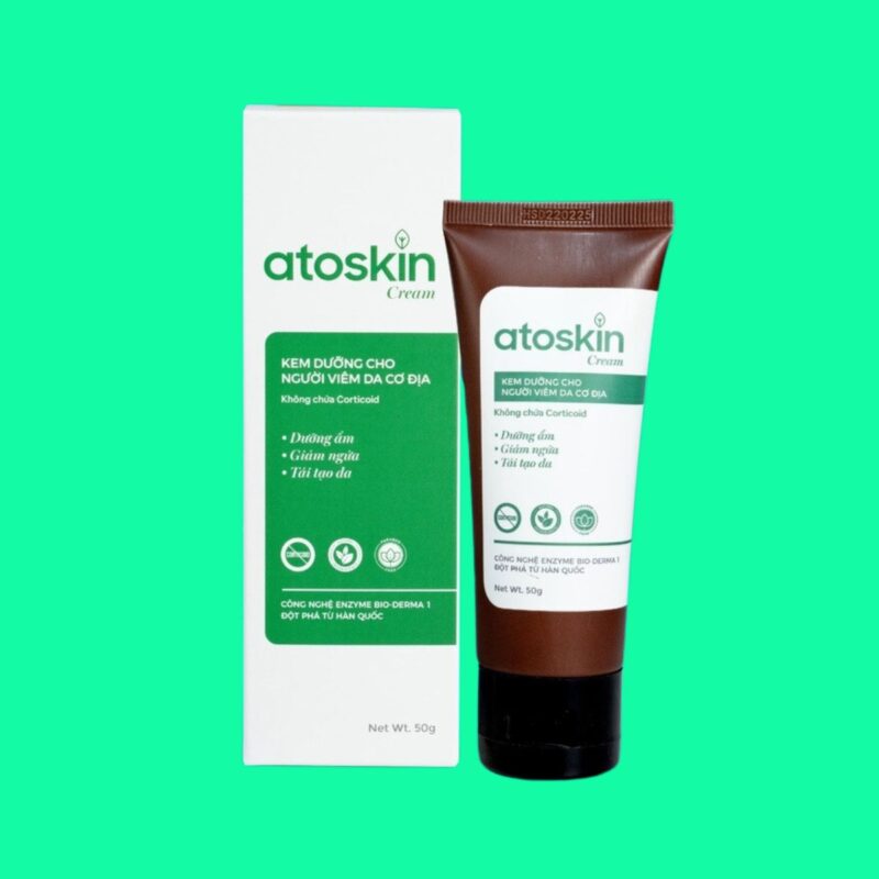 Kem dưỡng Atoskin Cream phục hồi da vảy nến, á sừng - Dược sĩ Lưu Văn Hoàng