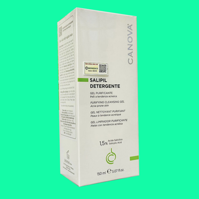 Sữa rửa mặt Canova Salipil Detergente Purifying Cleansing Gel 150ml ...