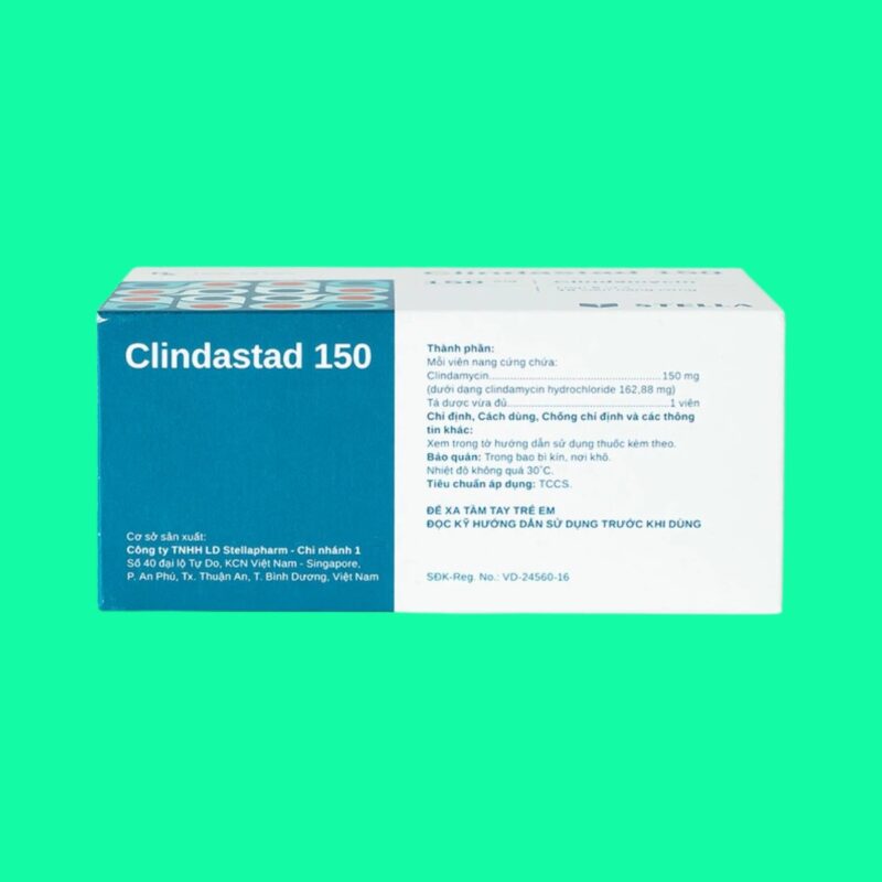 Thuốc Clindastad 150 điều trị mụn, nhiễm khuẩn khác - Dược sĩ Lưu Văn Hoàng