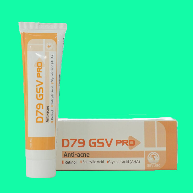 D79 GSV Pro: Giúp ngăn ngừa và cải thiện tình trạng mụn - Dược sĩ Lưu ...