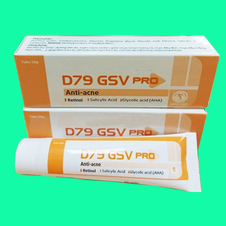 D79 GSV Pro: Giúp ngăn ngừa và cải thiện tình trạng mụn - Dược sĩ Lưu ...