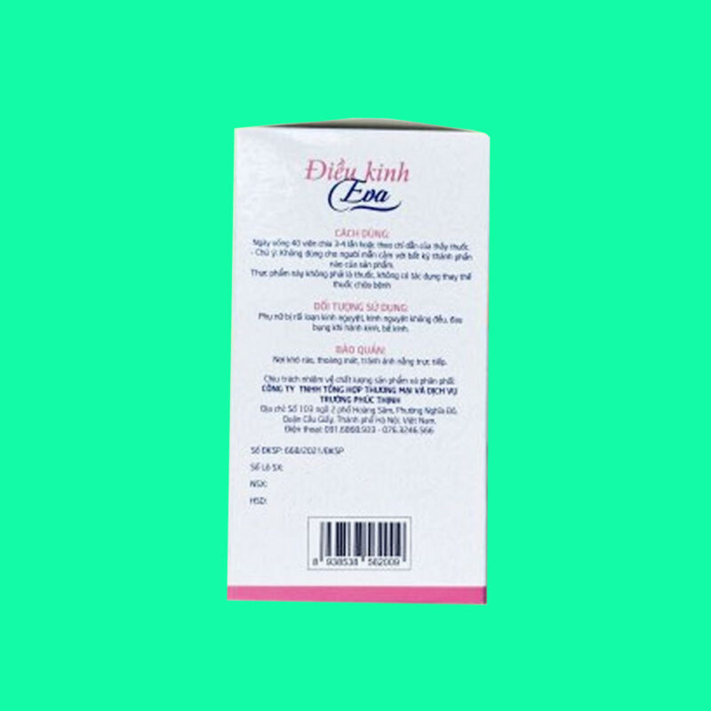 Điều Kinh Eva: Hỗ trợ ổn định chu kỳ kinh nguyệt - - Dược sĩ Lưu Văn Hoàng