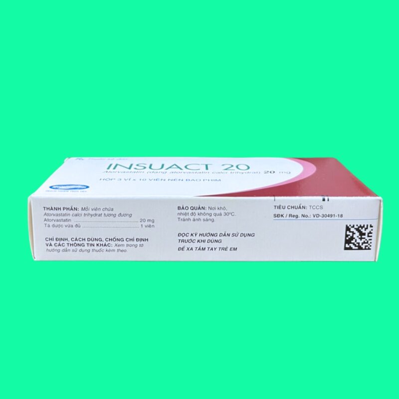 Thuốc Insuact 20 là thuốc gì, giá bao nhiêu? - Dược sĩ Lưu Văn Hoàng
