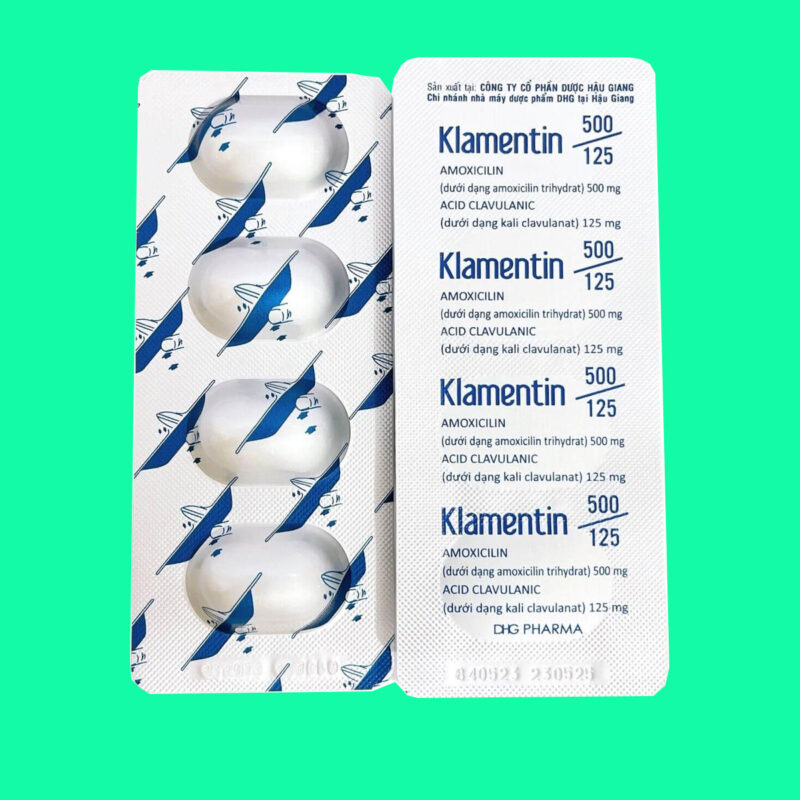 Klamentin 500/125 là thuốc gì? Có giá bao nhiêu? - Dược sĩ Lưu Văn Hoàng