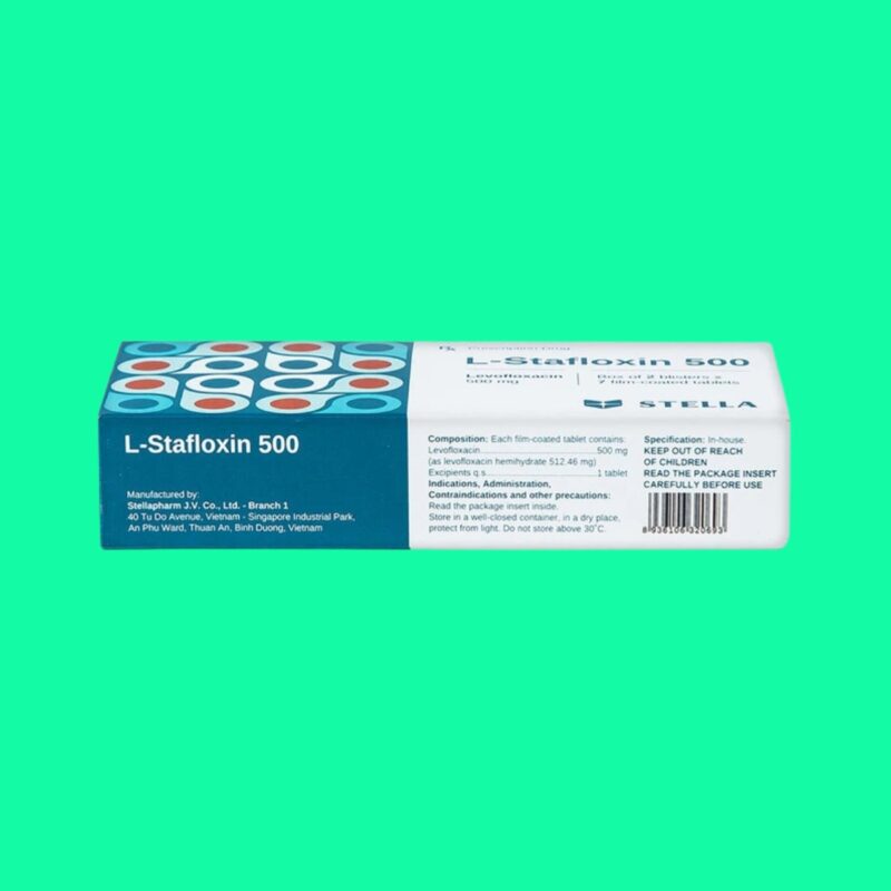Thuốc L-Stafloxin 500 điều trị nhiễm khuẩn do vi khuẩn nhạy cảm - Dược ...