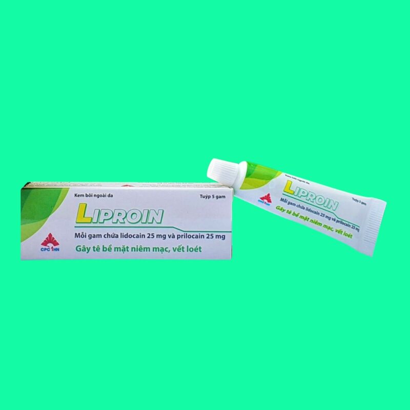 Thuốc gây tê bề mặt Liproin Cream 5g - Dược sĩ Lưu Văn Hoàng